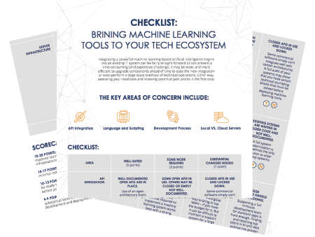Machine Learning Integration Checklist Enterprise Integration